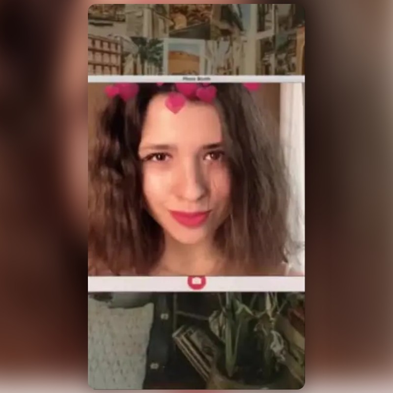 PhotoBooth Hearts Lens by Under25 RuBa - Snapchat Lenses and Filters