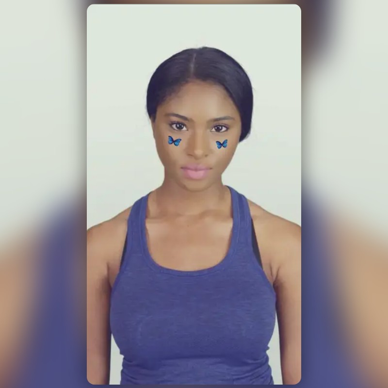 Butterfly Cheeks Filter by ferdi | Snapchat Lenses