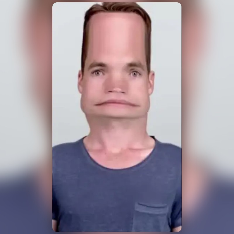 Big Forehead Lens by Luuk van Grinsven - Snapchat Lenses and Filters