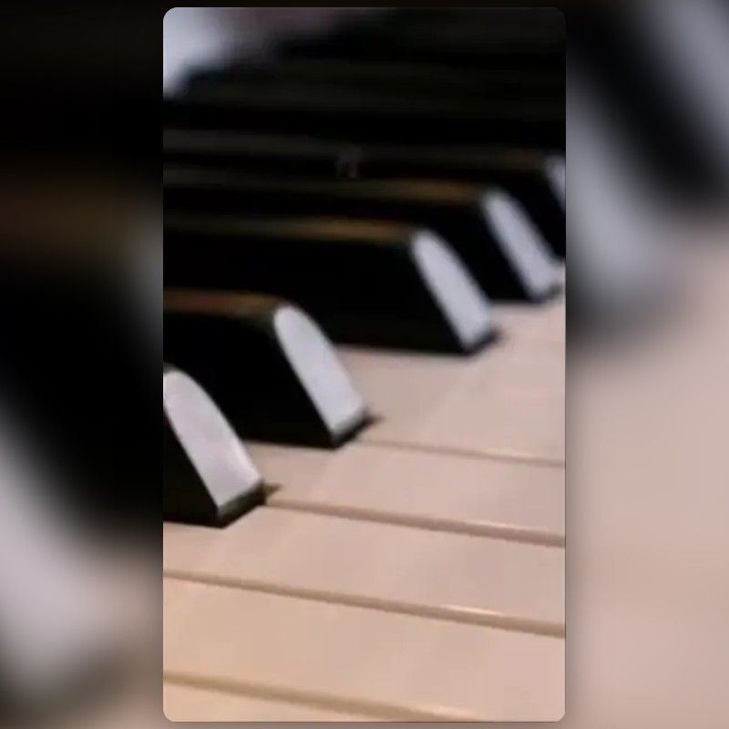 Piano Filter by Juan Pablo | Snapchat Lenses