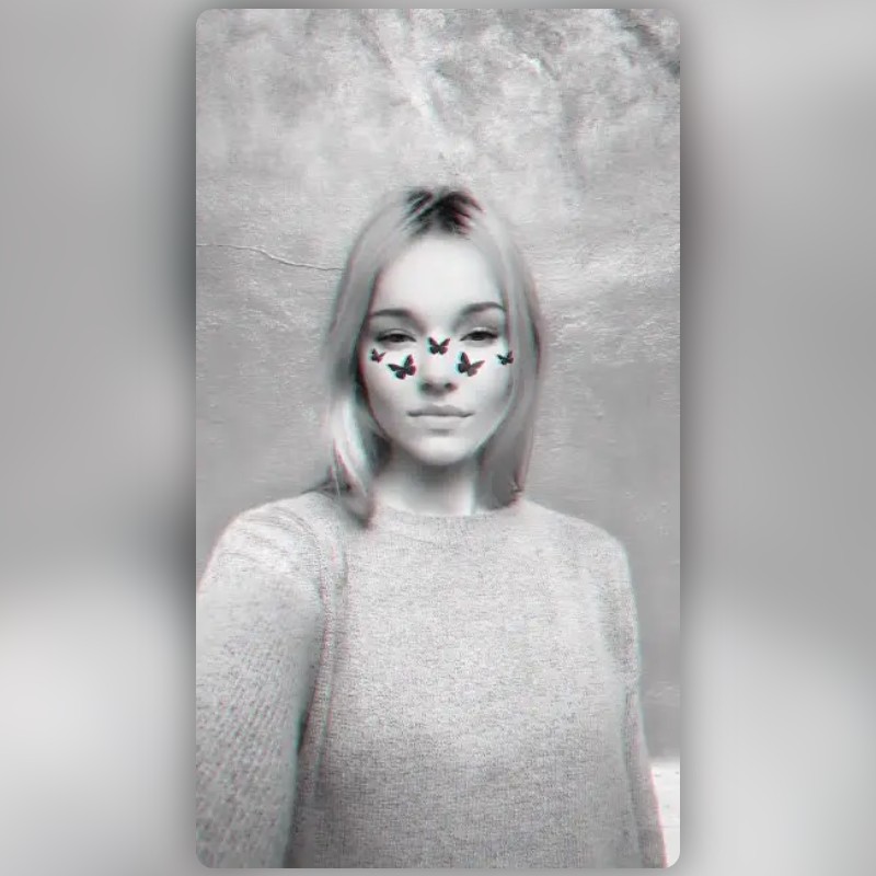 Black Butterflies Filter by Snapchat | Snapchat Lenses