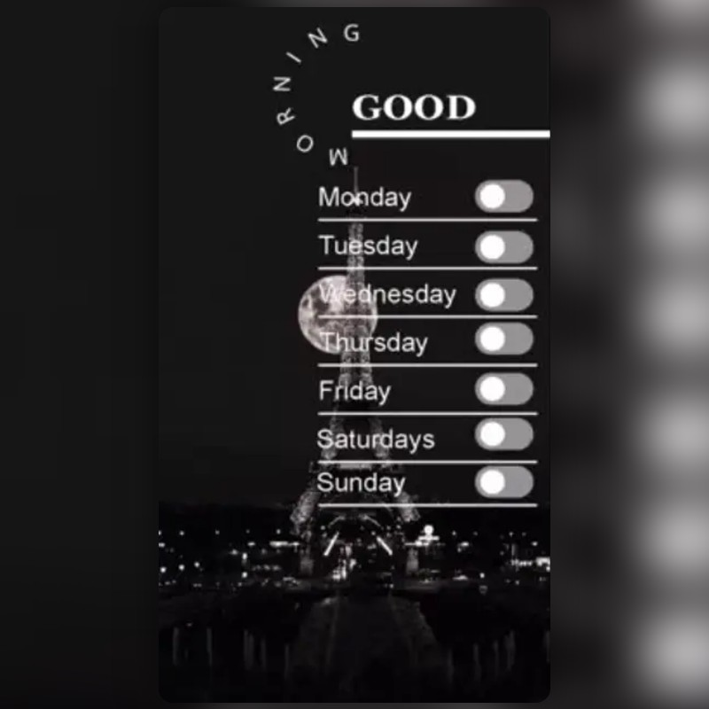 GOOD-MORNING Lens by مستەر شوان - Snapchat Lenses and Filters