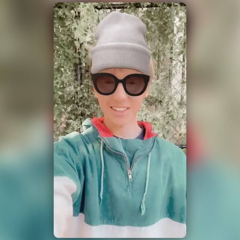 Grey Cap Lens by Snapchat - Snapchat Lenses and Filters