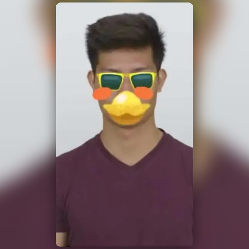 Kacamata Duck Lens by Shaka Arisya - Snapchat Lenses and Filters