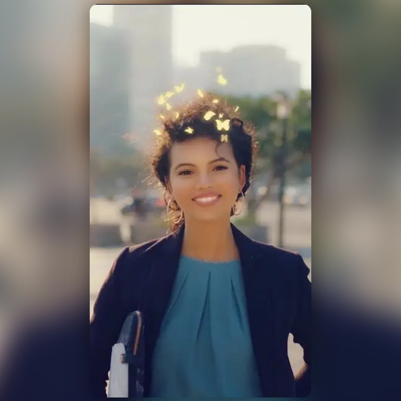 Butterfly Mood Lens by Snapchat - Snapchat Lenses and Filters