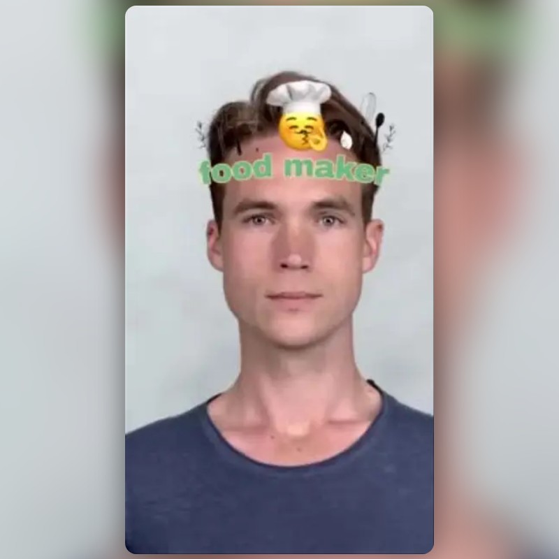 food maker Lens by Christina♡ - Snapchat Lenses and Filters