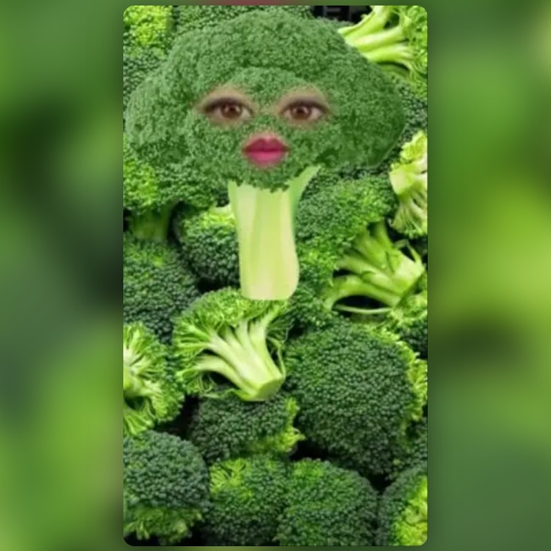 single broccoli Lens by Chania - Snapchat Lenses and Filters