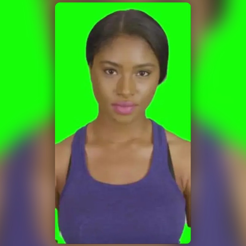 Greenscreen Lens Lens by Jackie Slickback - Snapchat Lenses and Filters