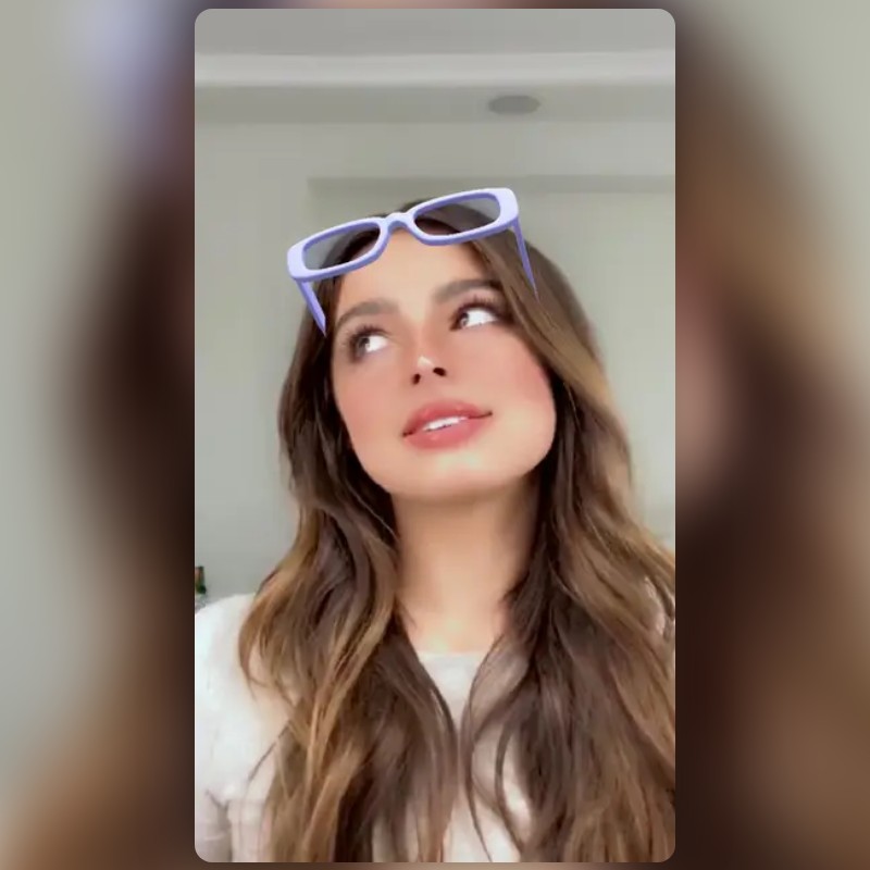 PURPLE GLASSES Lens by Vinnn 🍂 - Snapchat Lenses and Filters