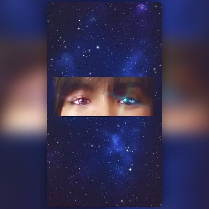 Sparkling Eyes Lens by Snapchat - Snapchat Lenses and Filters