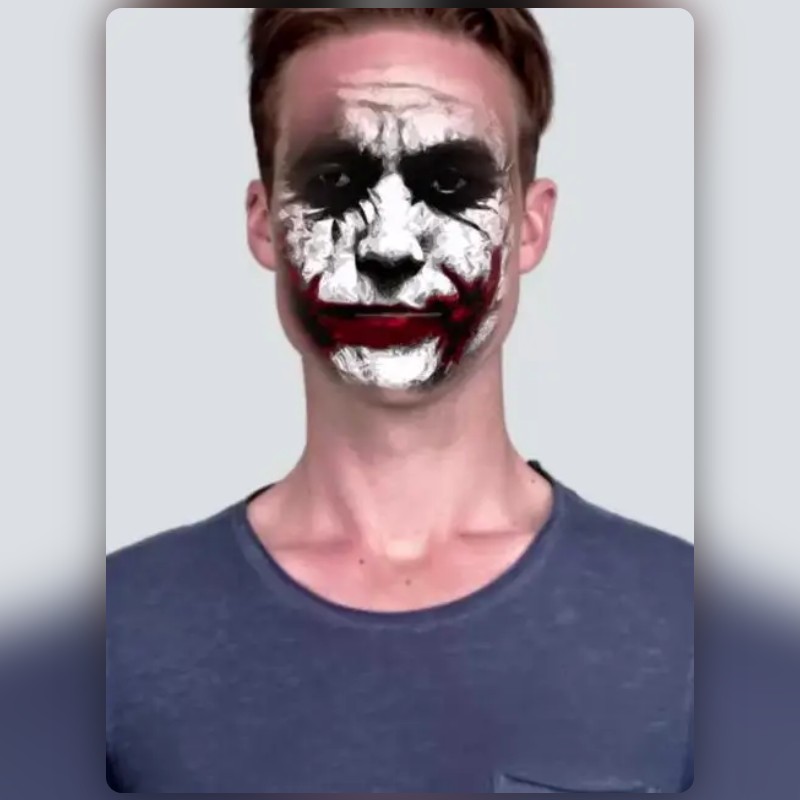 Joker Filter by Khavishanthr | Snapchat Lenses