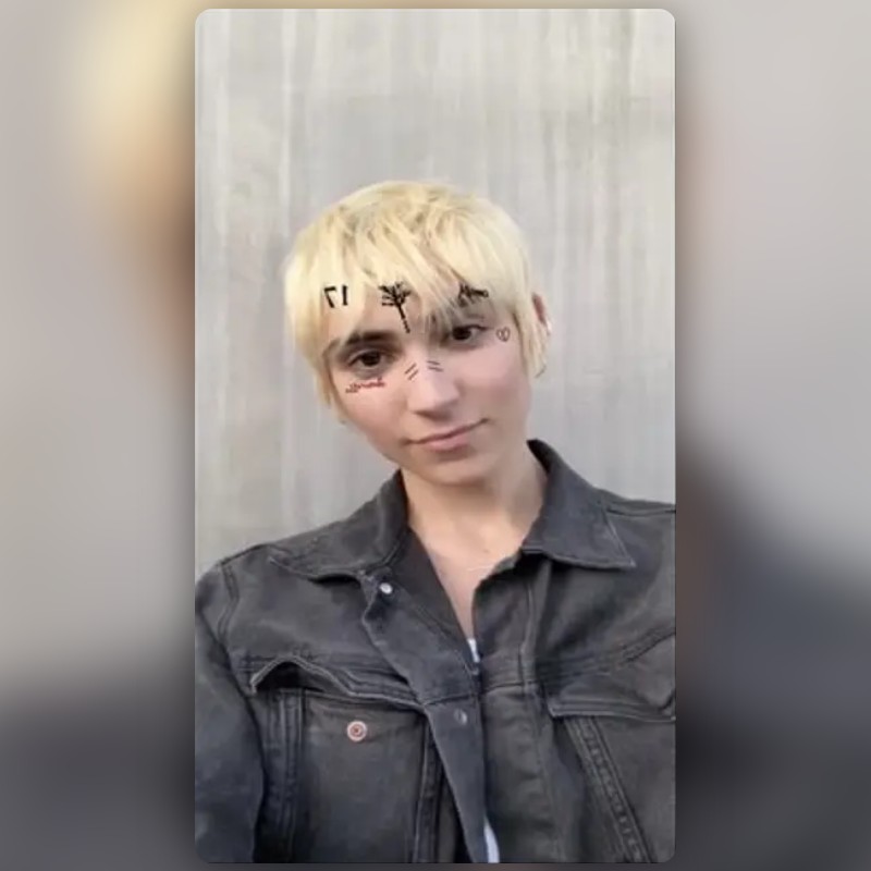 XXXTENTACION FACE Filter by simon szalinski | Snapchat Lenses