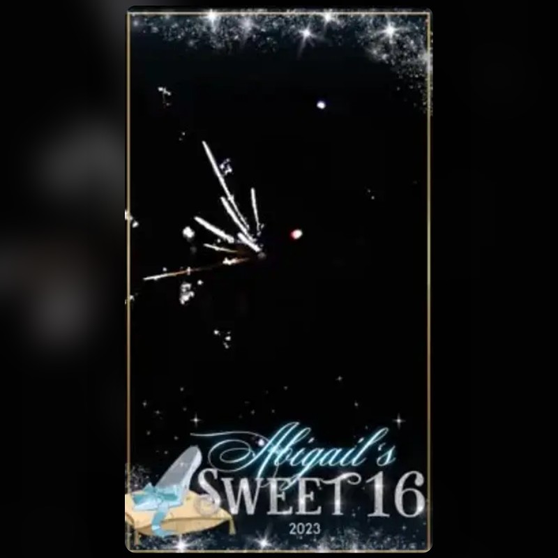 Abigail's Sweet 16 Lens by Studiodazzle - Snapchat Lenses and Filters