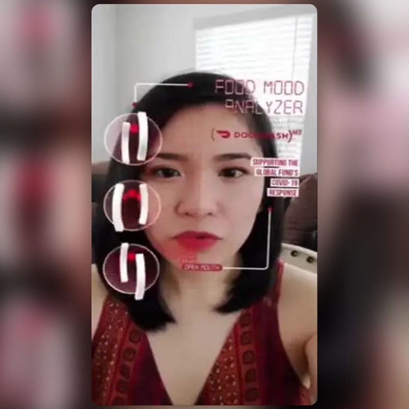 RED X DOORDASH Lens by (RED) - Snapchat Lenses and Filters