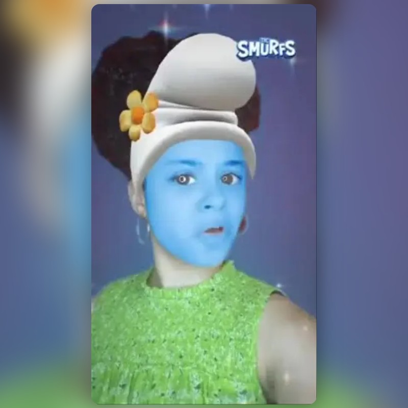 Smurf Yourself Lens by Nickelodeon 🧡 - Snapchat Lenses and Filters