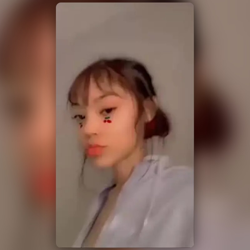 Cherries Lens by Malani💗 - Snapchat Lenses and Filters