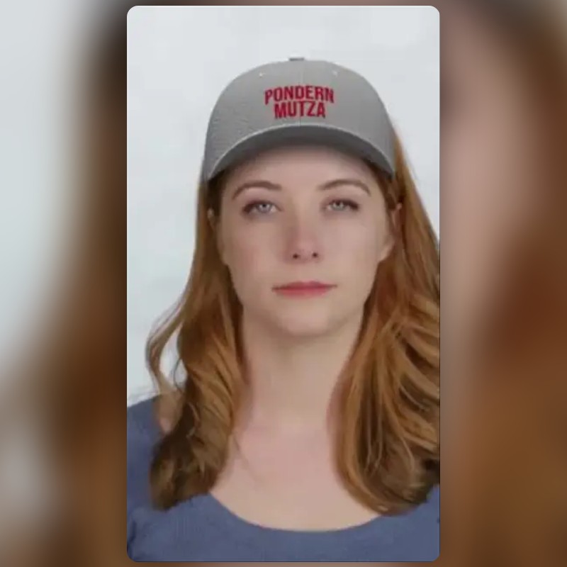 Pondernmutza caps Lens by Christoffer - Snapchat Lenses and Filters