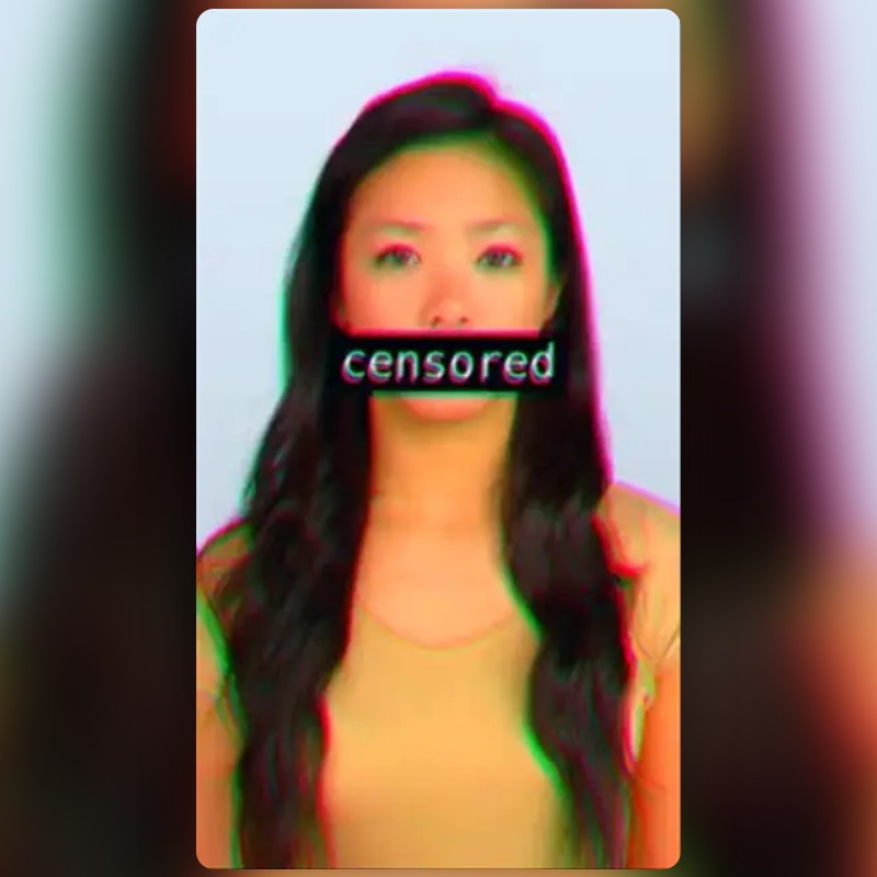 censored glitch Filter by sara duran | Snapchat Lenses