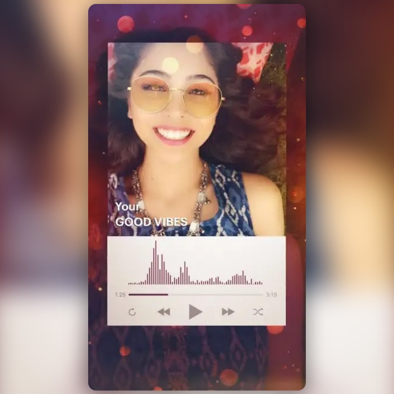Music Player Lens by Snapchat - Snapchat Lenses and Filters