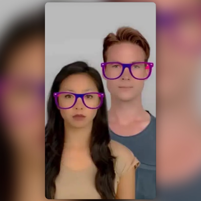 5-Glasses-3D Lens by Snapchat - Snapchat Lenses and Filters