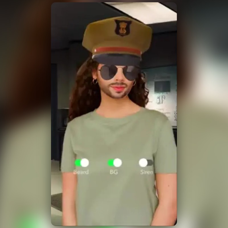 Police Lens by Pratyush - Snapchat Lenses and Filters