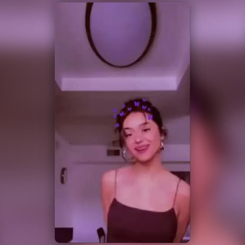 purple butterflies Lens by Ritika - Snapchat Lenses and Filters