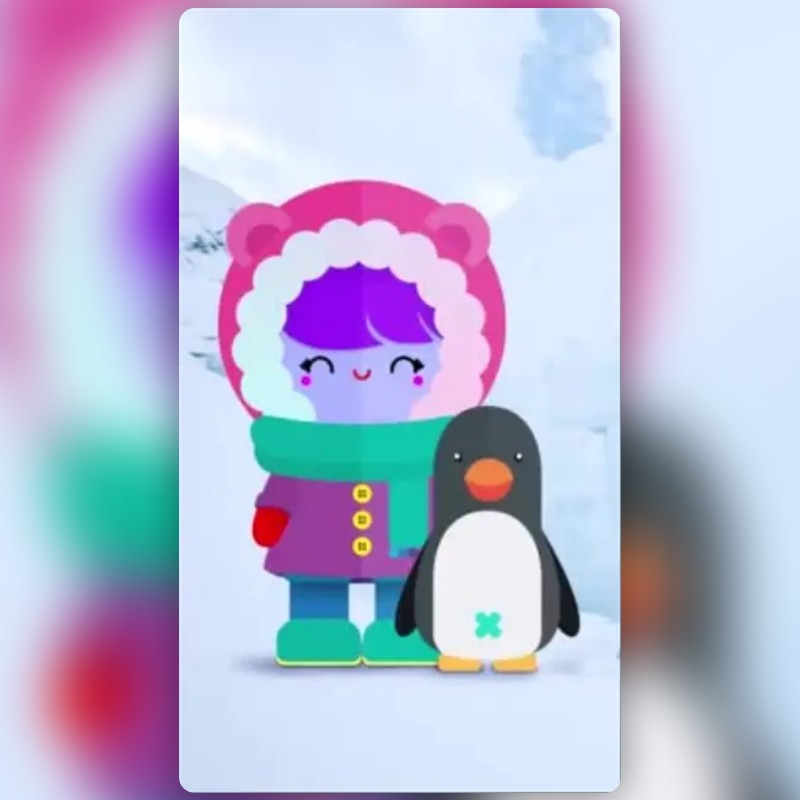 Face In Penguin Lens by Kai 🐳 - Snapchat Lenses and Filters