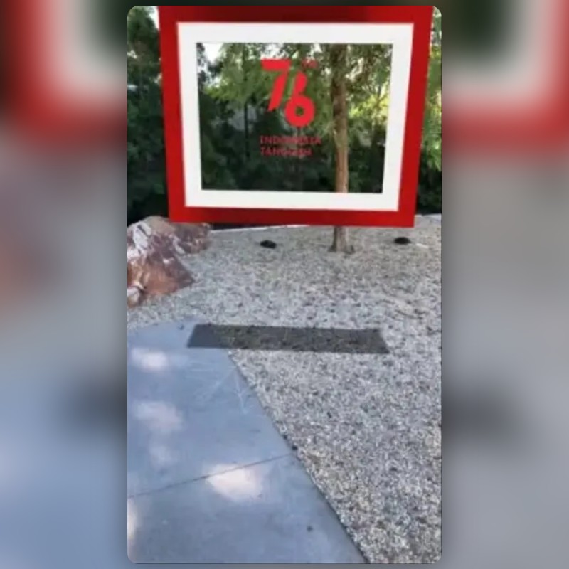 76 Tahun Indonesia Filter by Danielle Grace | Snapchat Lenses