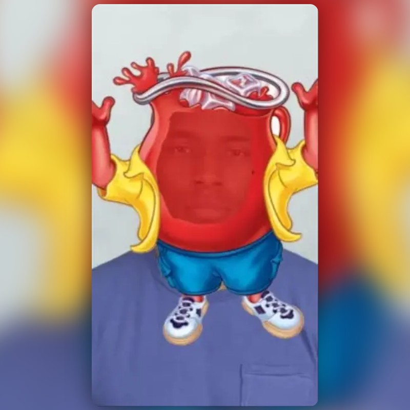 Kool Aid Man Face Lens by Will Hunt - Snapchat Lenses and Filters