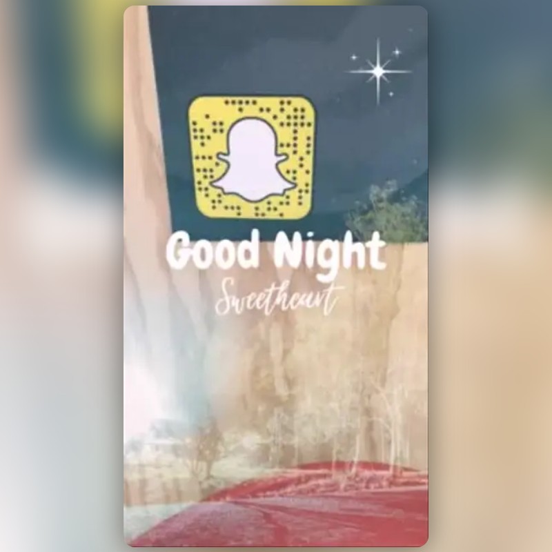 Good Night Lens by Abhi Patel - Snapchat Lenses and Filters