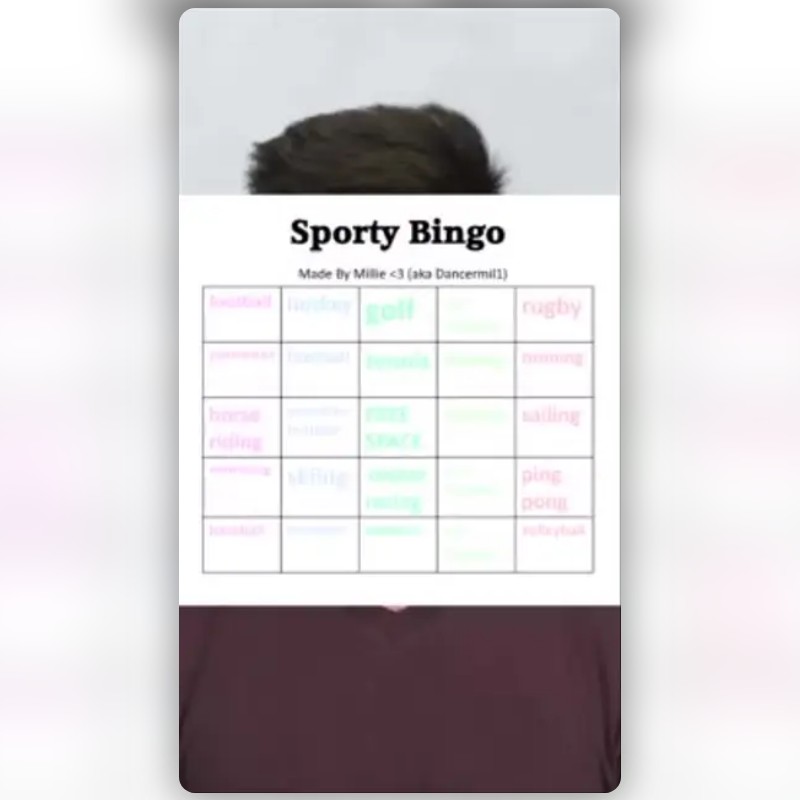 Sporty Bingo Lens by milz