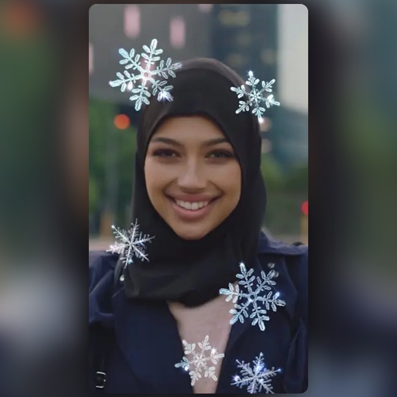 Snowflake Frame Filter by Snapchat | Snapchat Lenses