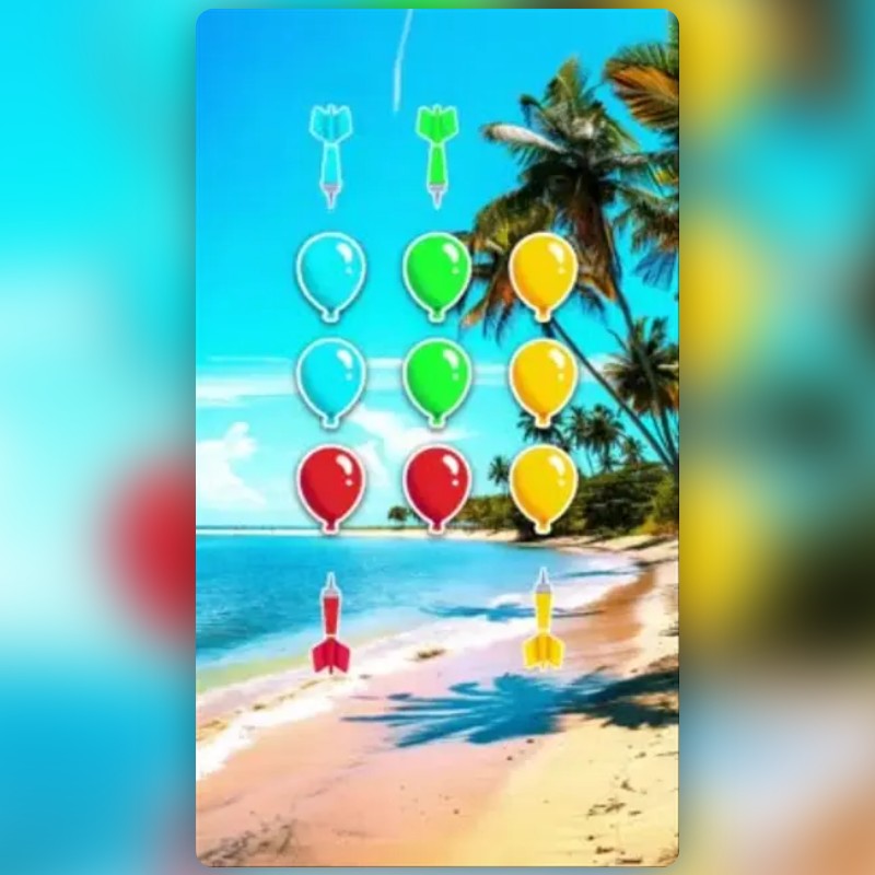 Balloons Pop IQ 2 Lens by Simon QR 🦖 - Snapchat Lenses and Filters