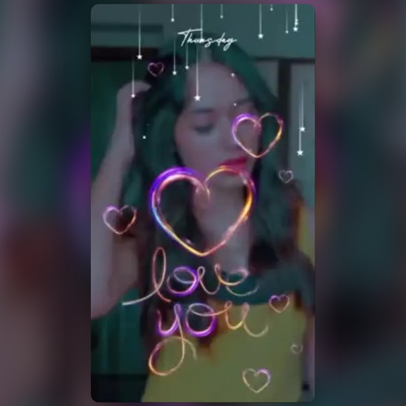 Today Love You Filter by Sunny Bahadurpuria🎥 | Snapchat Lenses