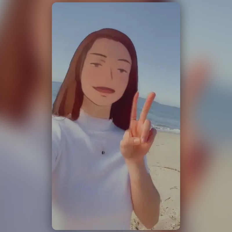 Peace Sign Capture Filter by Snapchat | Snapchat Lenses