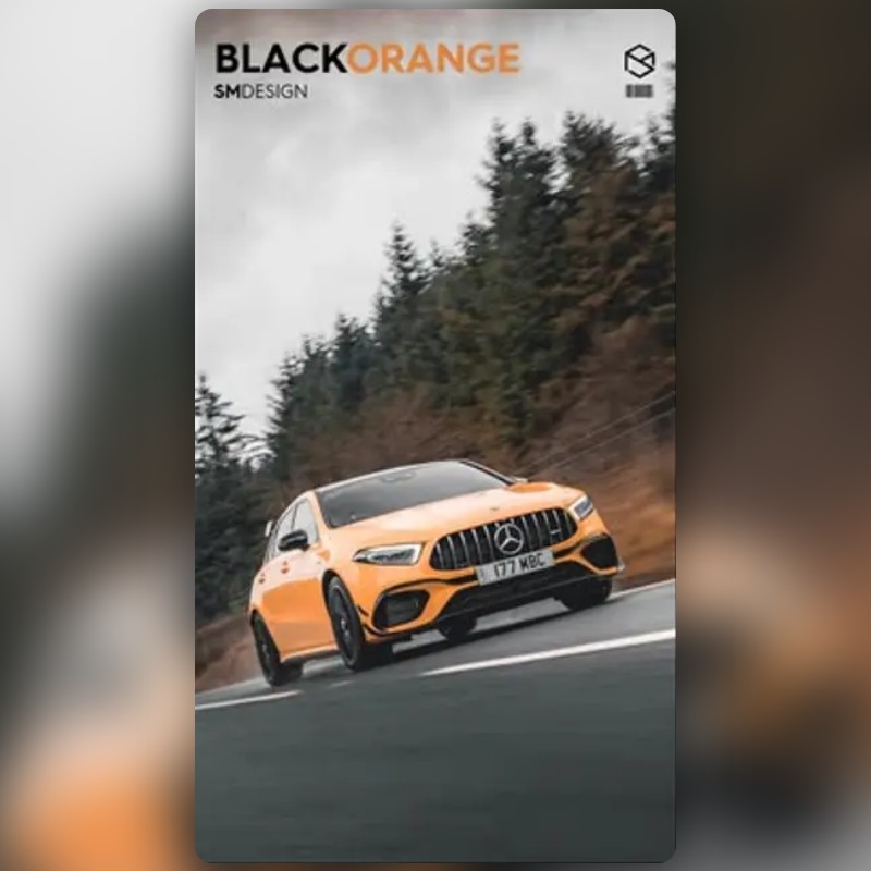 BLACK ORANGE Lens by Sirian - Snapchat Lenses and Filters