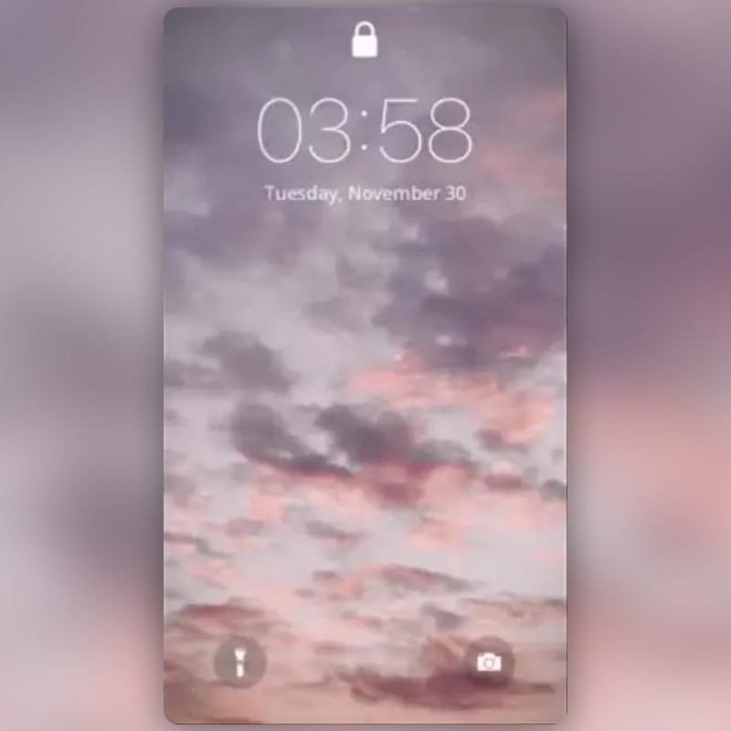 iPhone Lock Screen Filter by سعد المحيميد | Snapchat Lenses