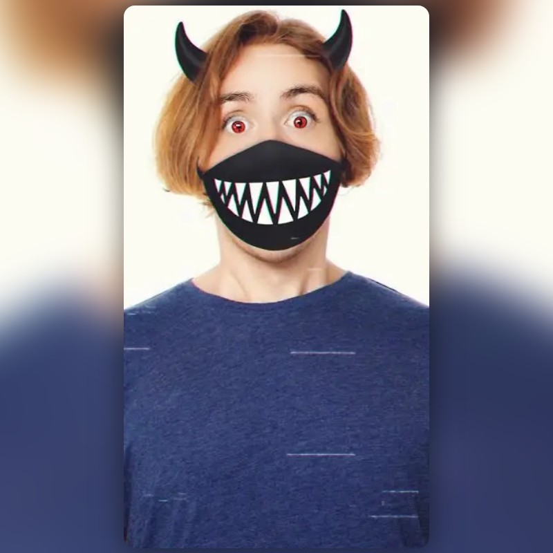 Jaws Mask Lens by Snapchat - Snapchat Lenses and Filters
