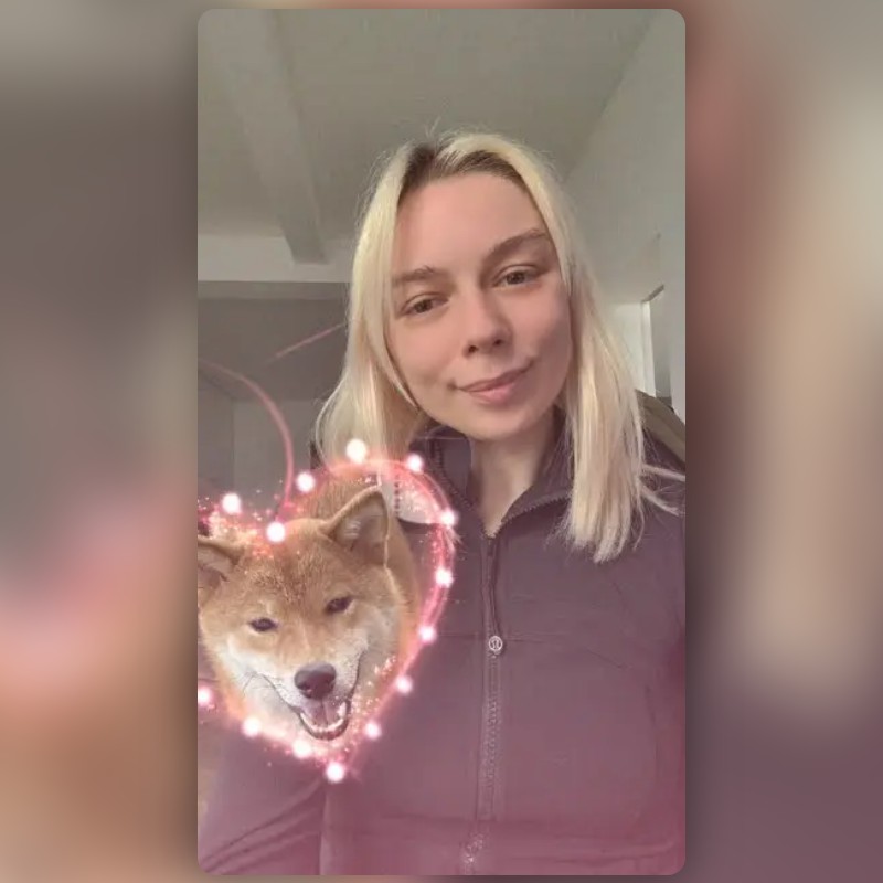 Heart frame Lens by Snapchat - Snapchat Lenses and Filters