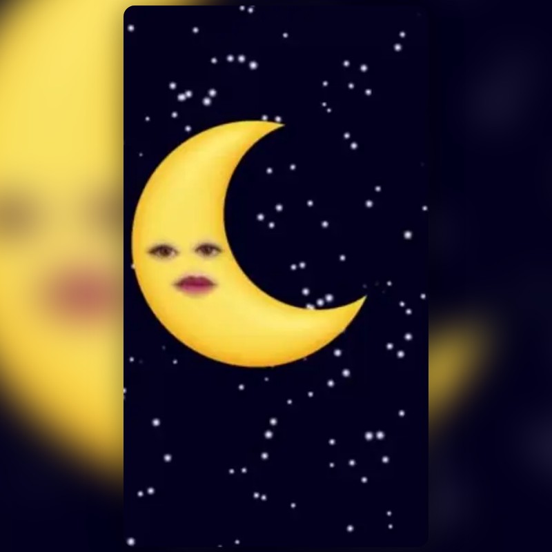 moon and stars Lens by merwin - Snapchat Lenses and Filters