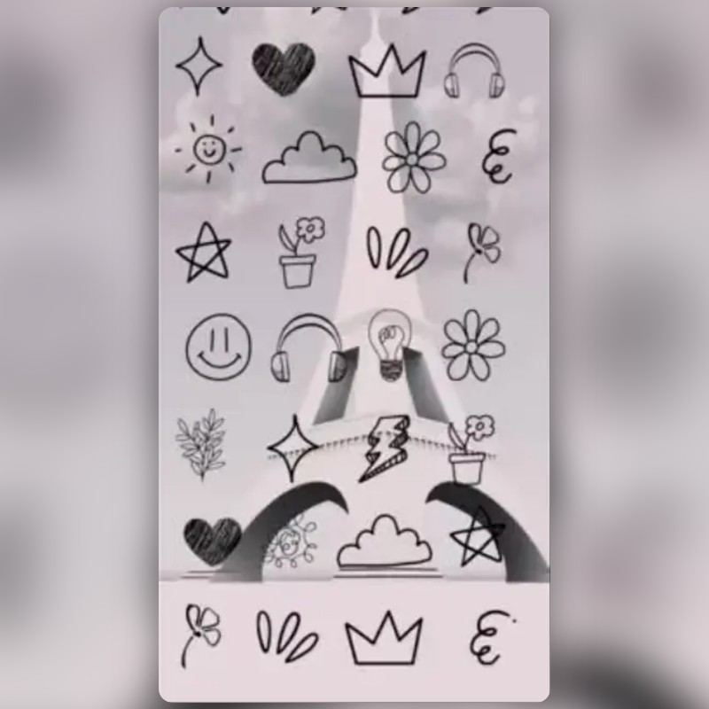 Cool Doodle Lens by Under 25 Manan - Snapchat Lenses and Filters