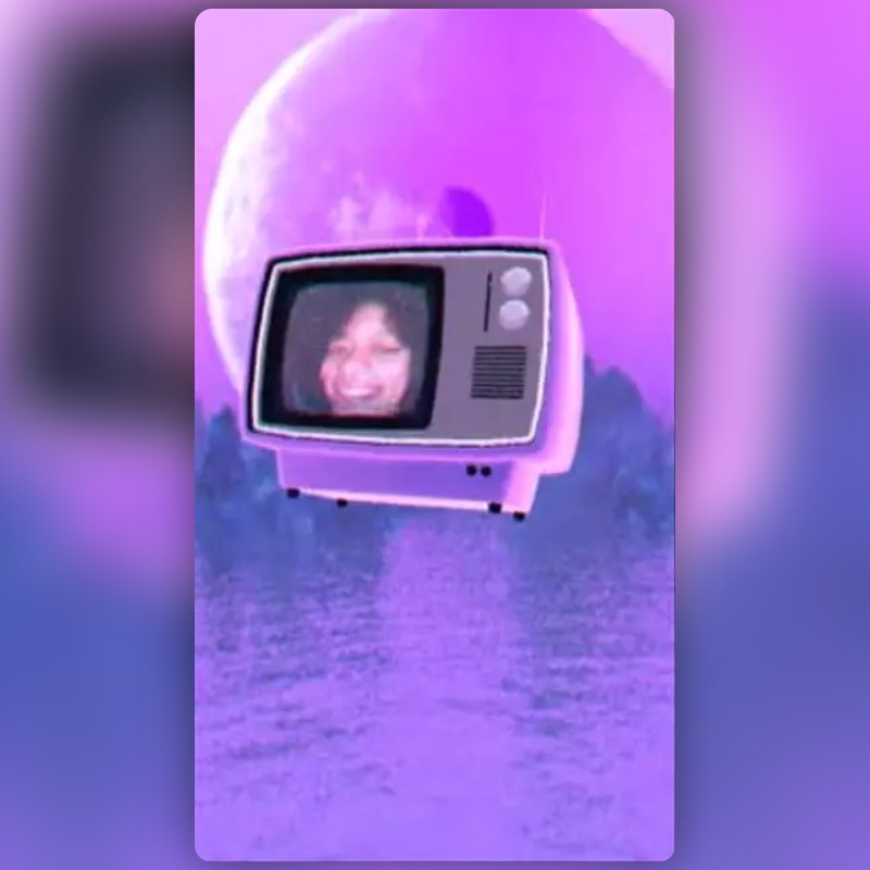 เลนส์ Retro TV สร้างโดย Jonah Cohn - เลนส์และฟิลเตอร์ Snapchat