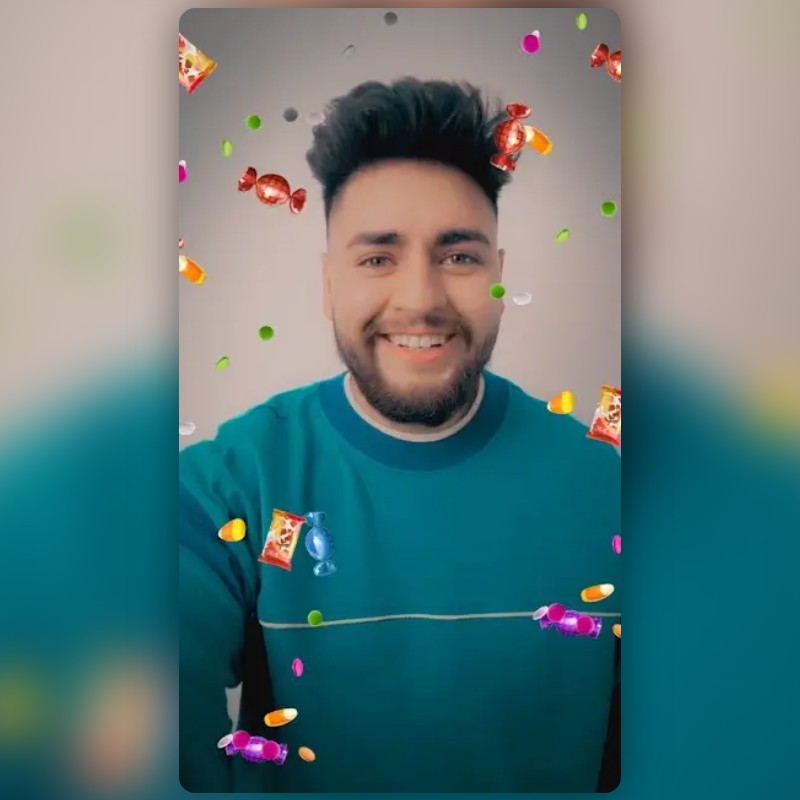 Falling Candies Filter by Snapchat | Snapchat Lenses