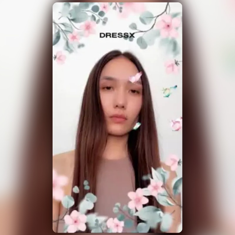 Spring Flowers Filter by DRESSX | Snapchat Lenses