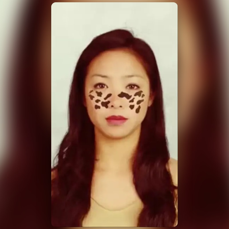 cow print freckles Lens by Maya 🪐 - Snapchat Lenses and Filters