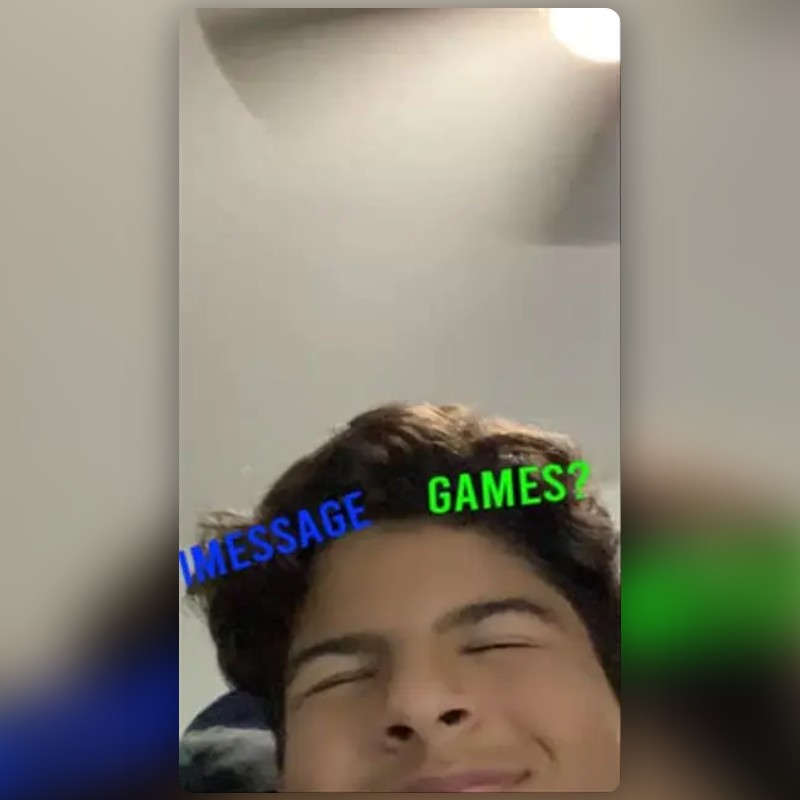 iMessage Games Filter by Franko | Snapchat Lenses
