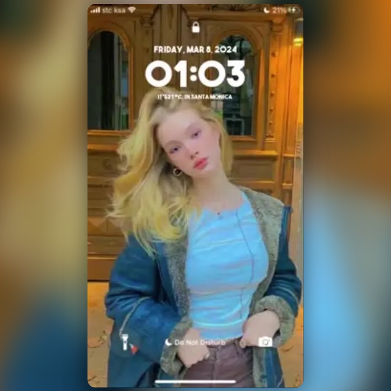 IOS Lock Screen Filter by Pantha Lenses | Snapchat Lenses