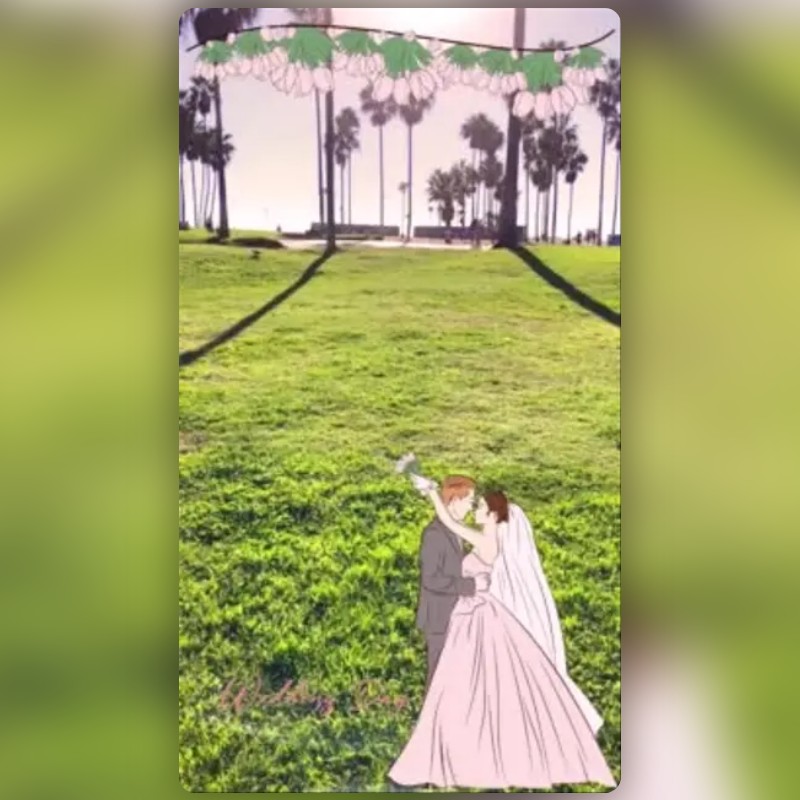 Wedding Day Filter Lens by RYZR STUDIOS - Snapchat Lenses and Filters
