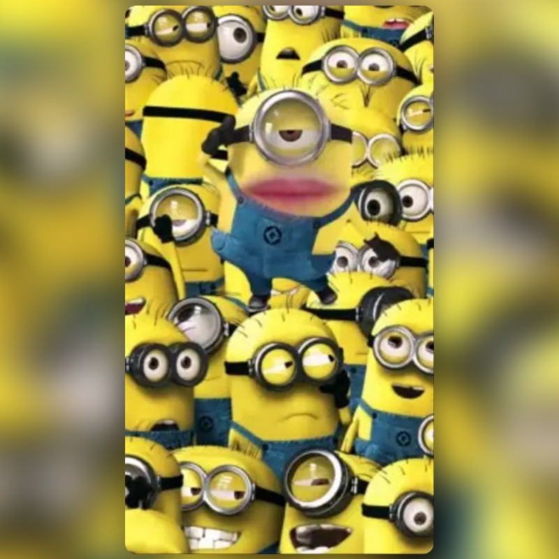 Minions Lens by bernadette☁️ - Snapchat Lenses and Filters