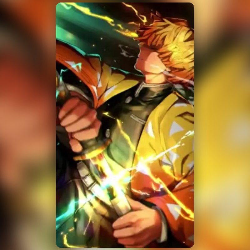 Demon Slayer Lens by Owiii - Snapchat Lenses and Filters